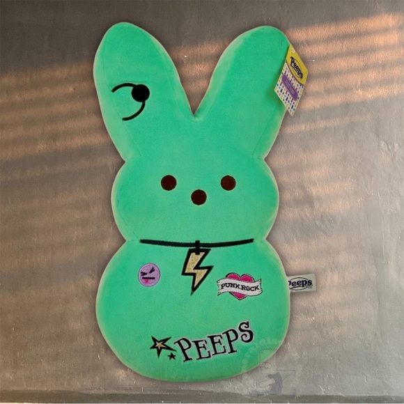 Peeps | Toys | Peeps Easter 6 Emo Bunny Plush Green Punk Rock Plushie ...